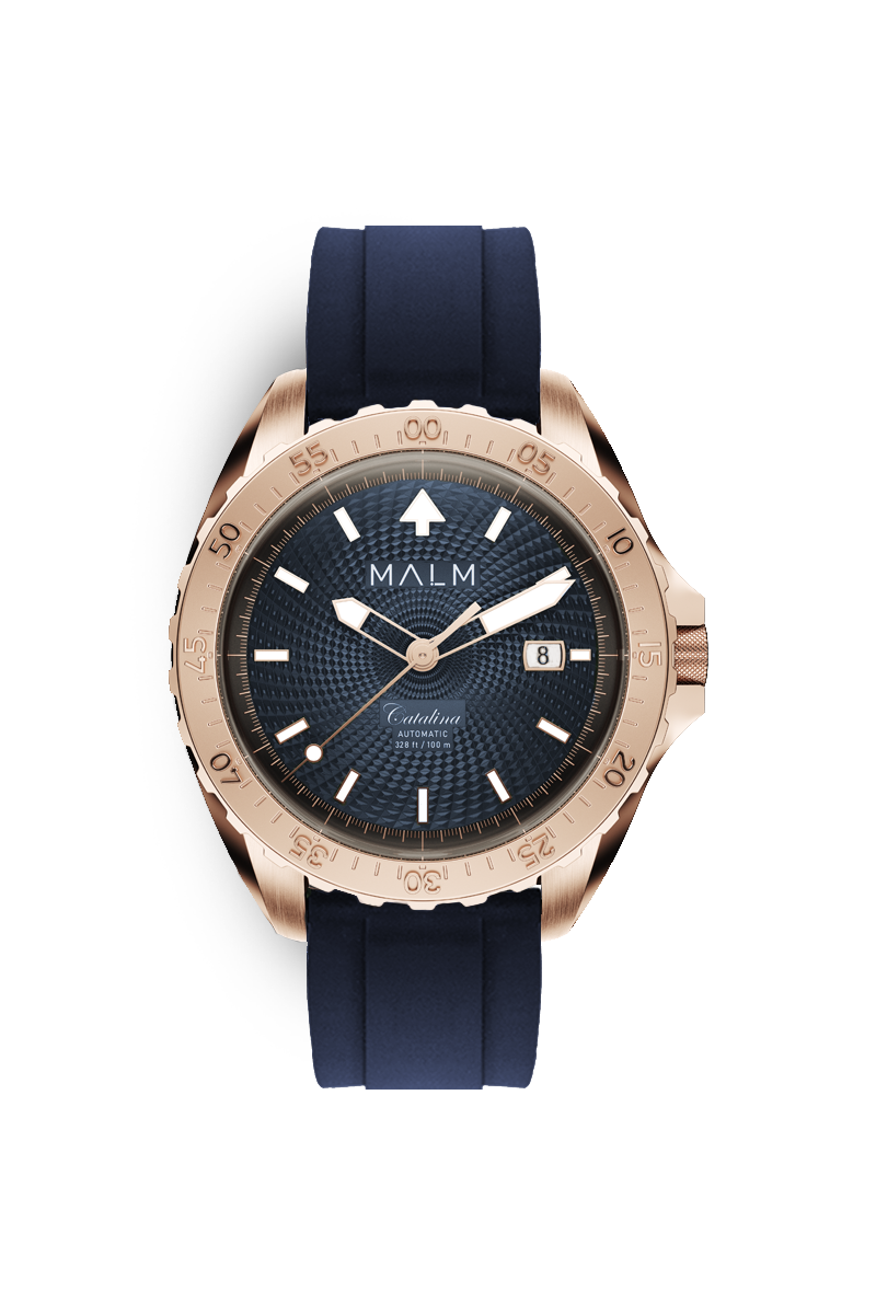 Catalina Steel Blue Bronze Swiss Automatic 43 | MALM Watches – MALM watches